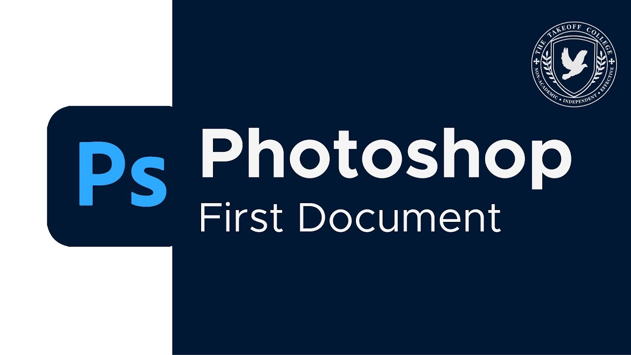 Adobe Photoshop: Creating First Document - YouTube