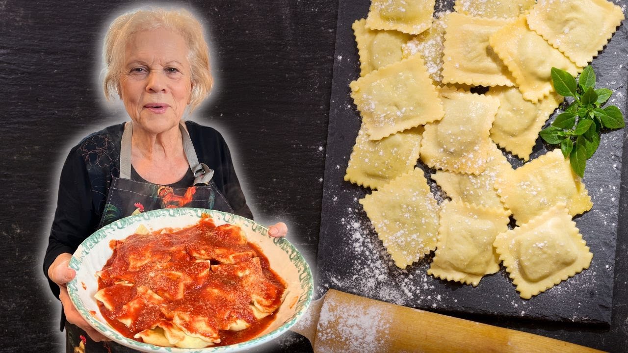 Italian Grandma Makes Amazing Ravioli from Scratch - YouTube