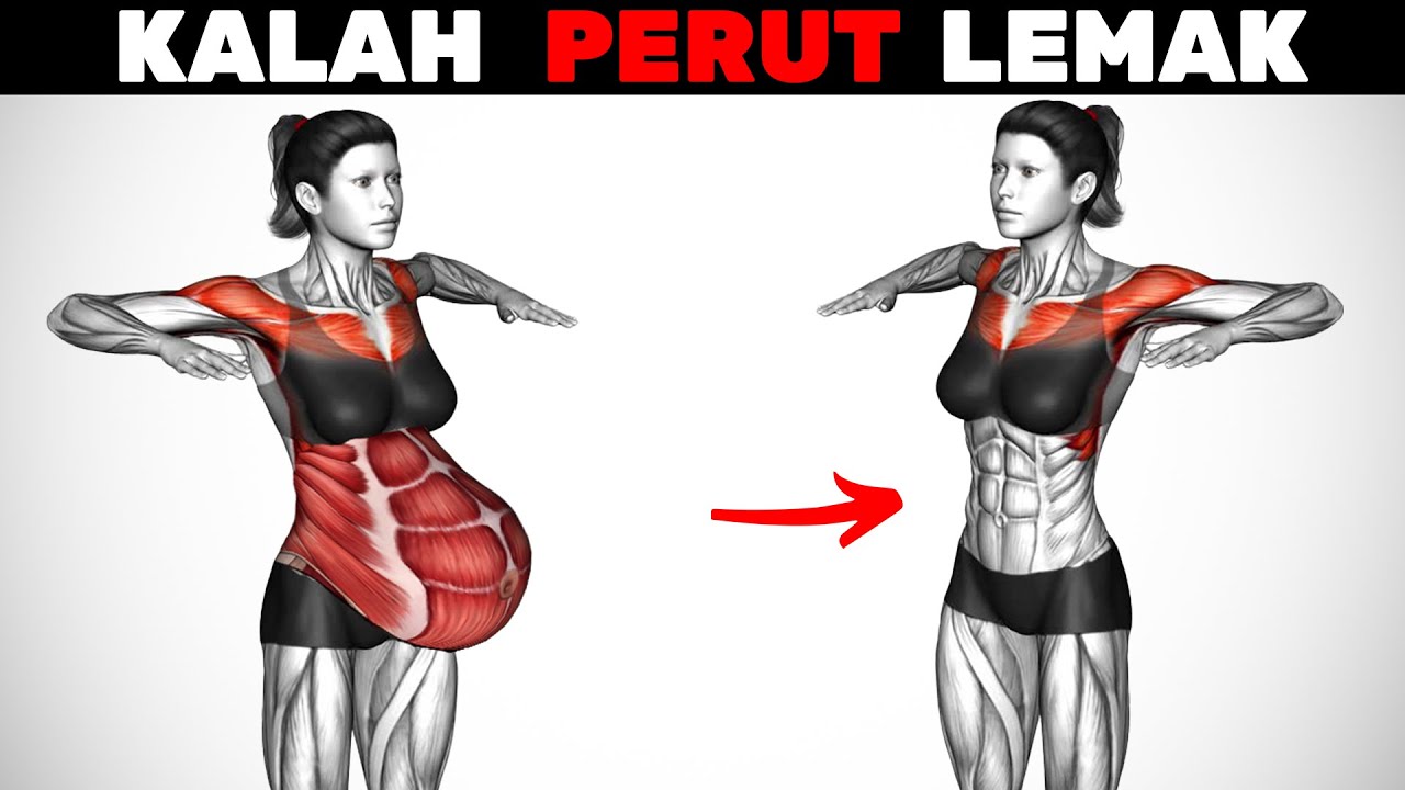 Dapatkan Perut Kempis 100% Dijamin | senaman untuk pemula - YouTube