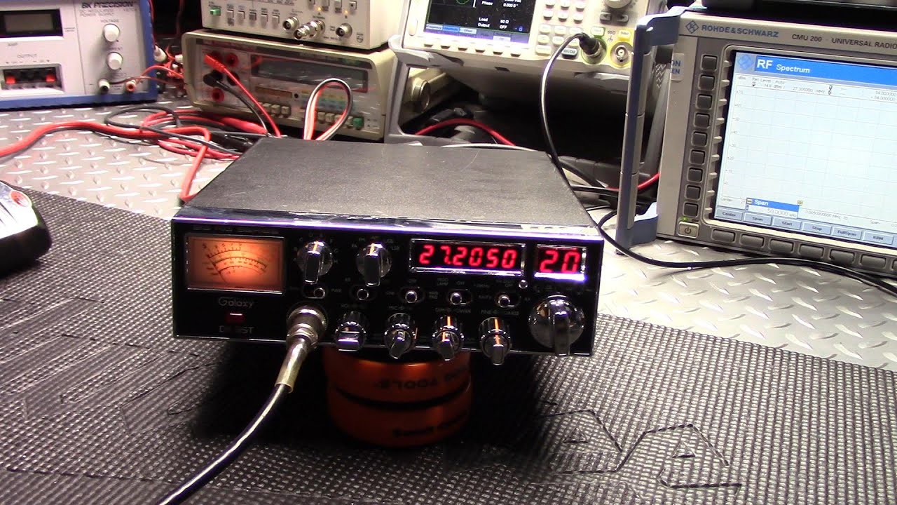 Galaxy 95T Big Rig Series Red Eyed Beast CB Radio Clean Audio - YouTube