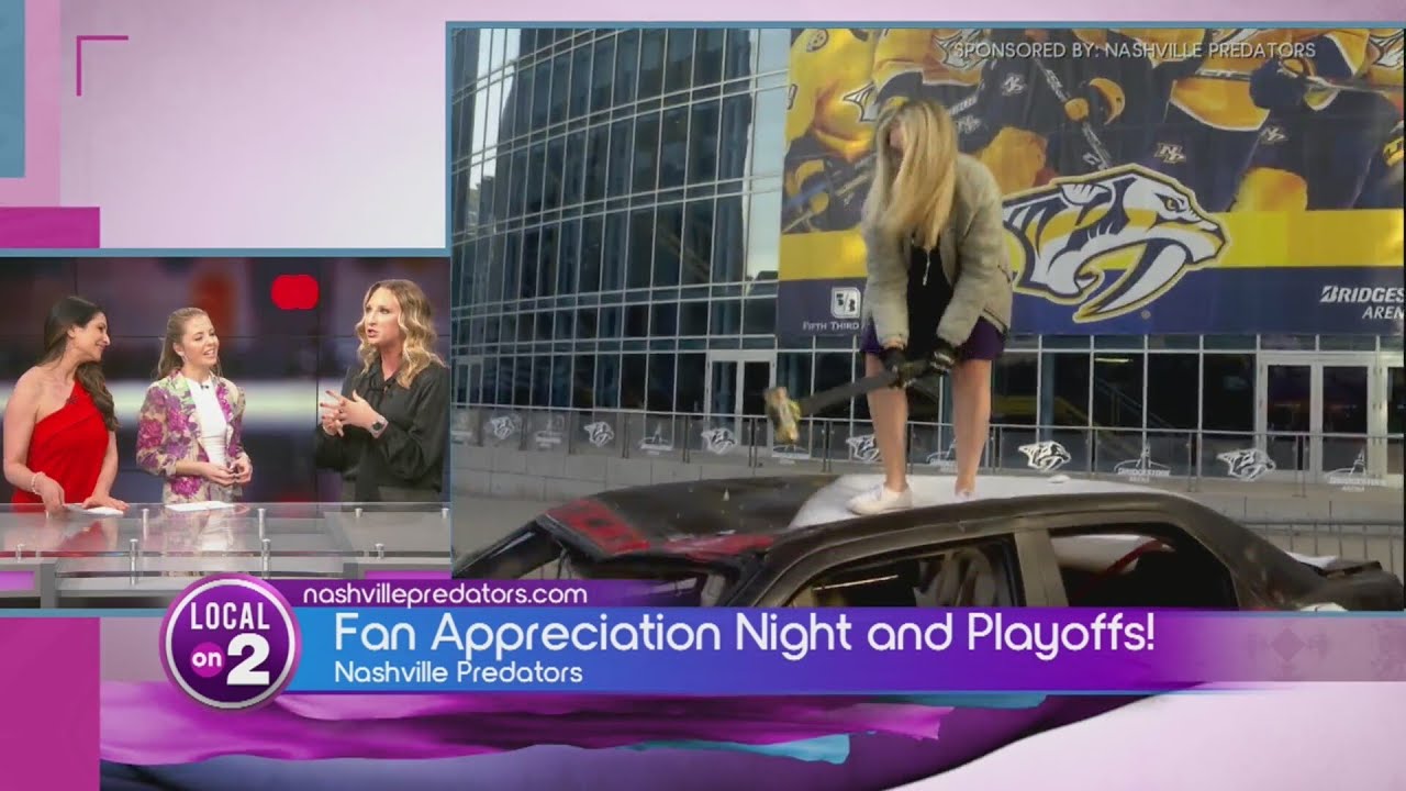 Nashville Predators Celebrate Fan Appreciation Week - YouTube