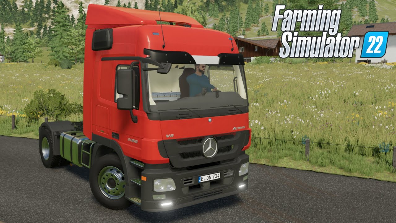 Mercedes Actros MP3 V8 - Farming Simulator 2022 [FS22 LS22 Truck ...