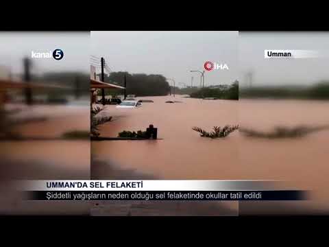 Umman'da Sel Felaketi / Okullar Tatil Edildi
