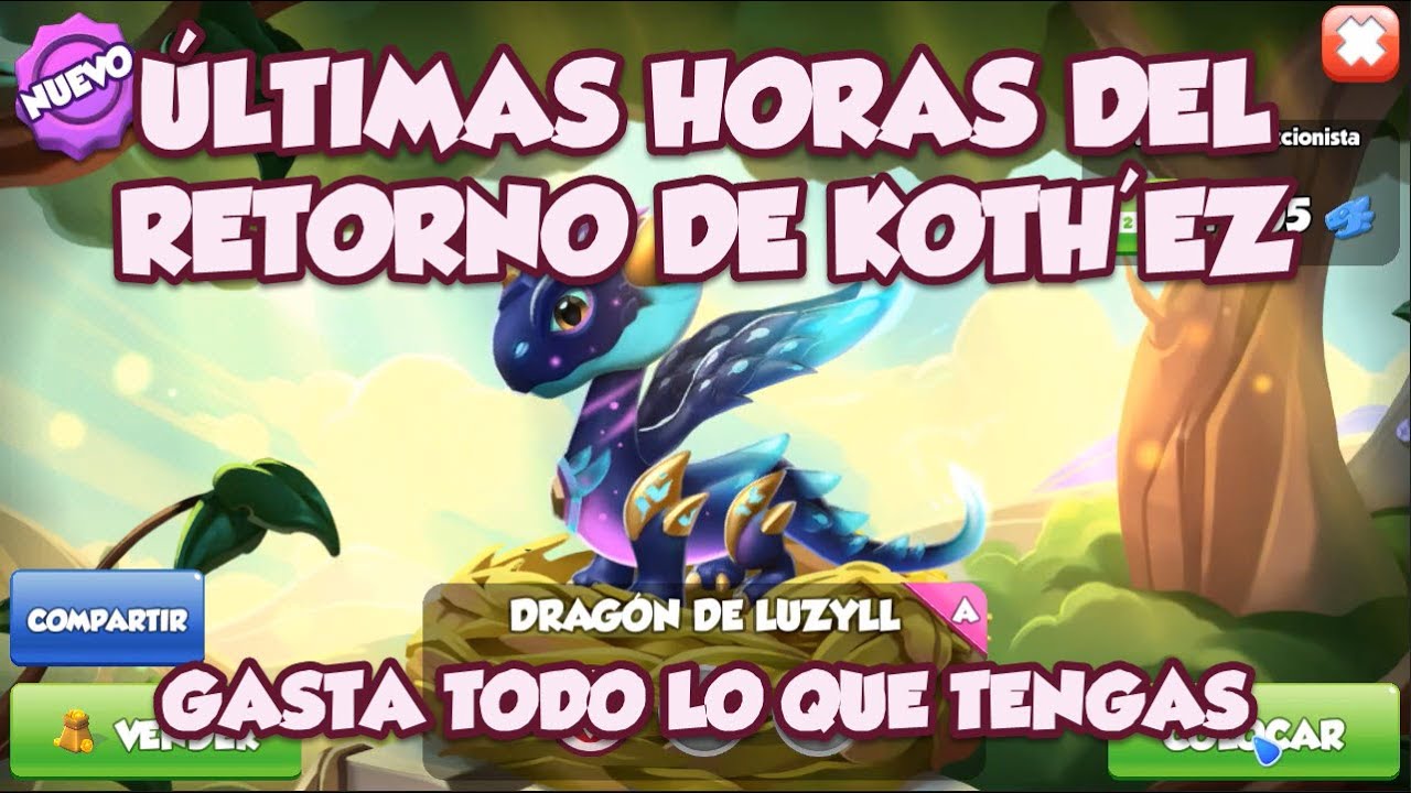 Últimas horas del Retorno de Koth'ez ⭐Dragon Mania Legends 996 - YouTube