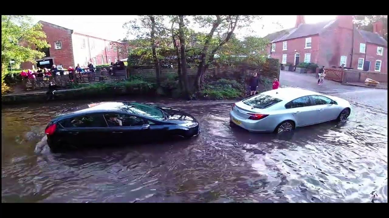Rufford mill ford 27/10/22 - YouTube