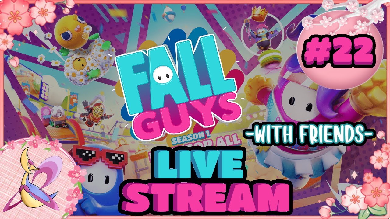 Fall Guys Ultimate Knockout CUSTOM LOBBIES Live Stream with Friends #22 ...