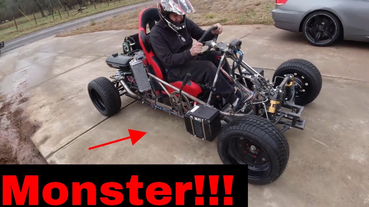 300hp Electric Cross Kart build Build PT 6: Rear Suspension and Hybrid ...