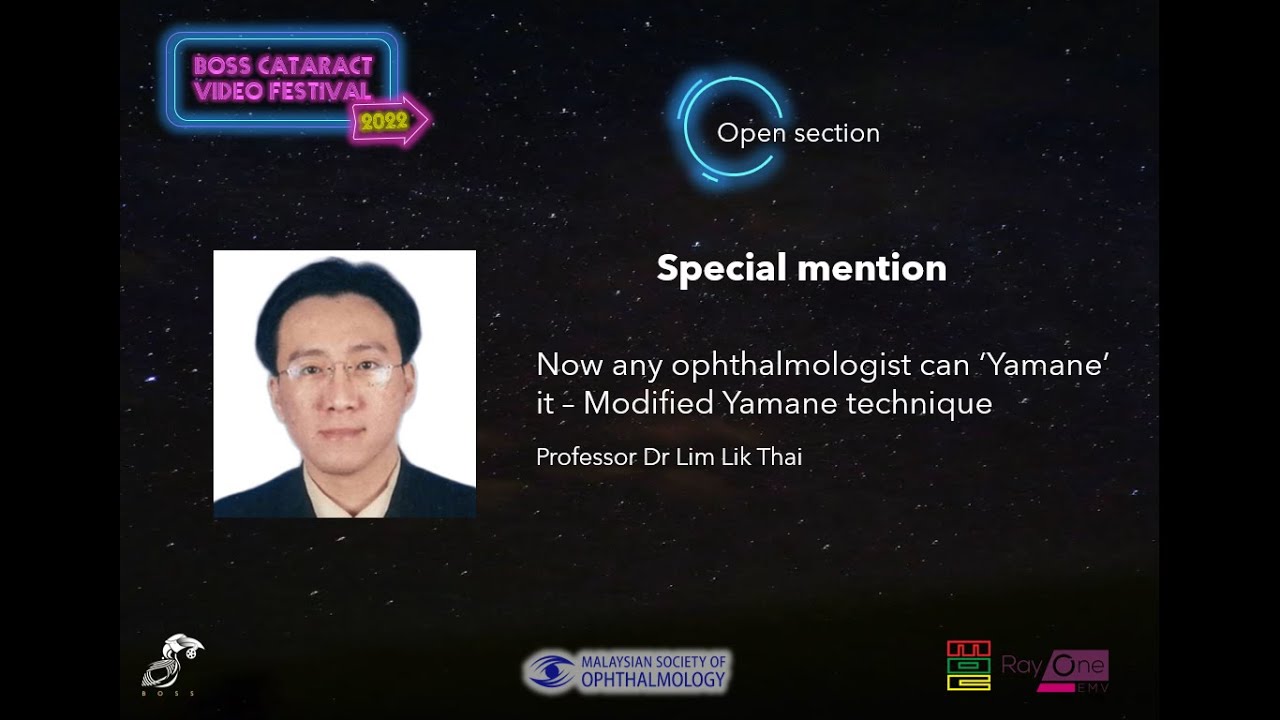 Now any ophthalmologist can ‘Yamane’ it – Modified Yamane technique ...