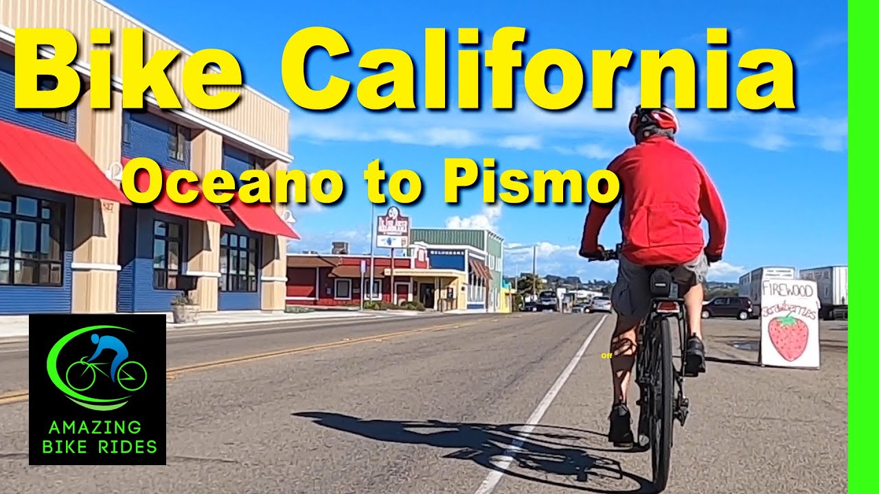 30 Minute Virtual Bike Ride | Oceano to Pismo California | Cycling ...