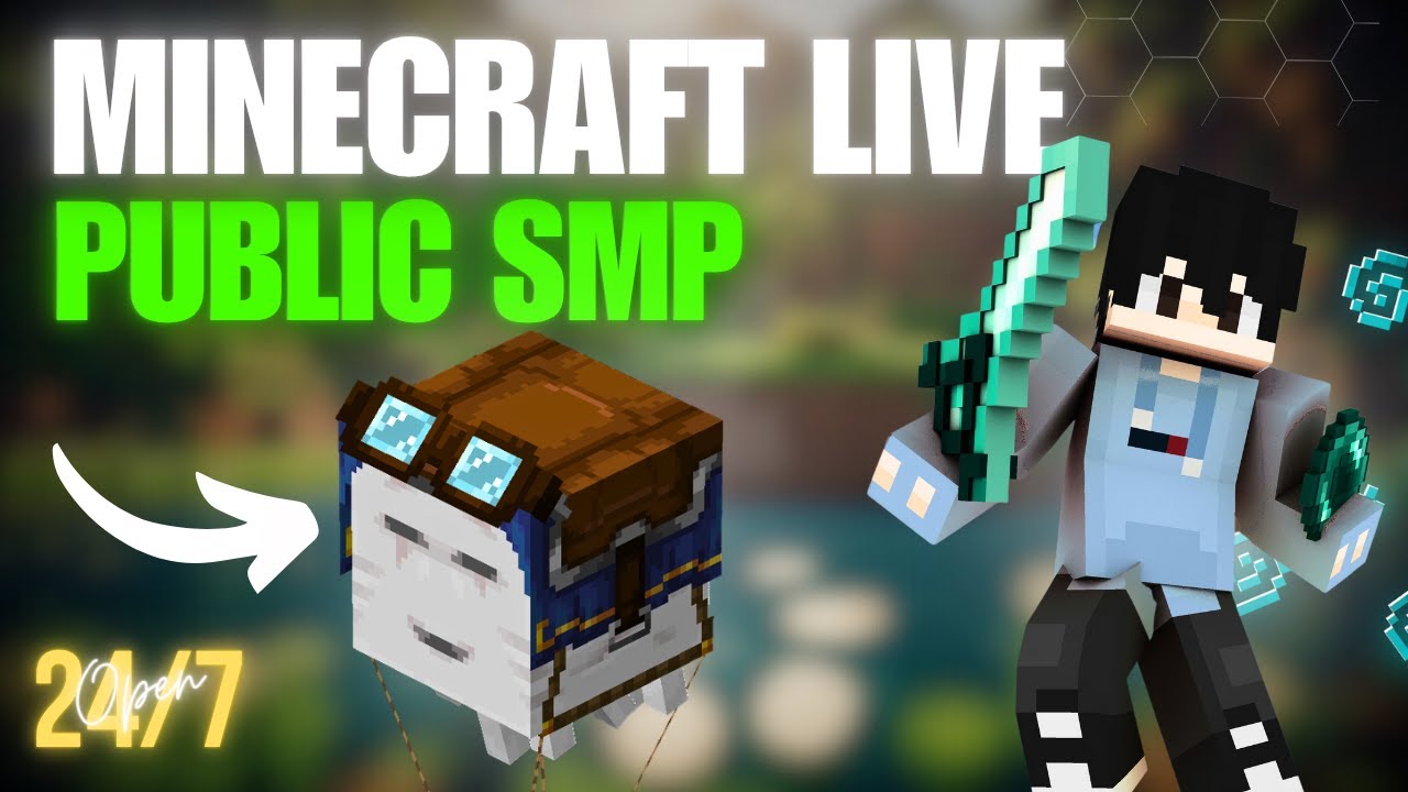MINECRAFT LIVE | SKY SMP LIVE | JOIN NOW FREE KITS! | #minecraft - YouTube