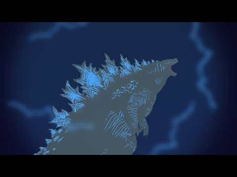 Godzilla Gxk electric Pulse Test/Stick Nodes Animation - YouTube