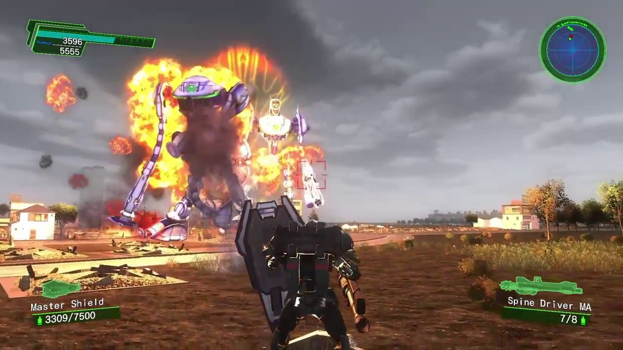 EDF Earth Defense Force 4.1 Mission 50 Fortress Frenzy Fencer 5555 ...