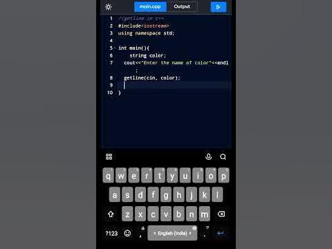 getline in c++#cplusplus #shorts - YouTube