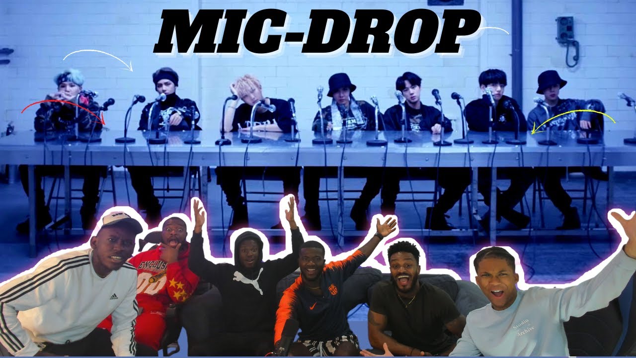 First Time Africans and American Listen to BTS Mic Drop (REACTION ...