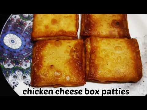 chicken cheese box patties recipe, how to make chicken patties#Arbiya's cooking - YouTube