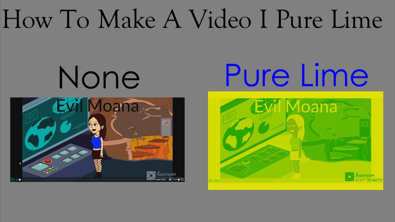 How To Make Pure Lime Effect On Sony Vegas Pro 16 - YouTube