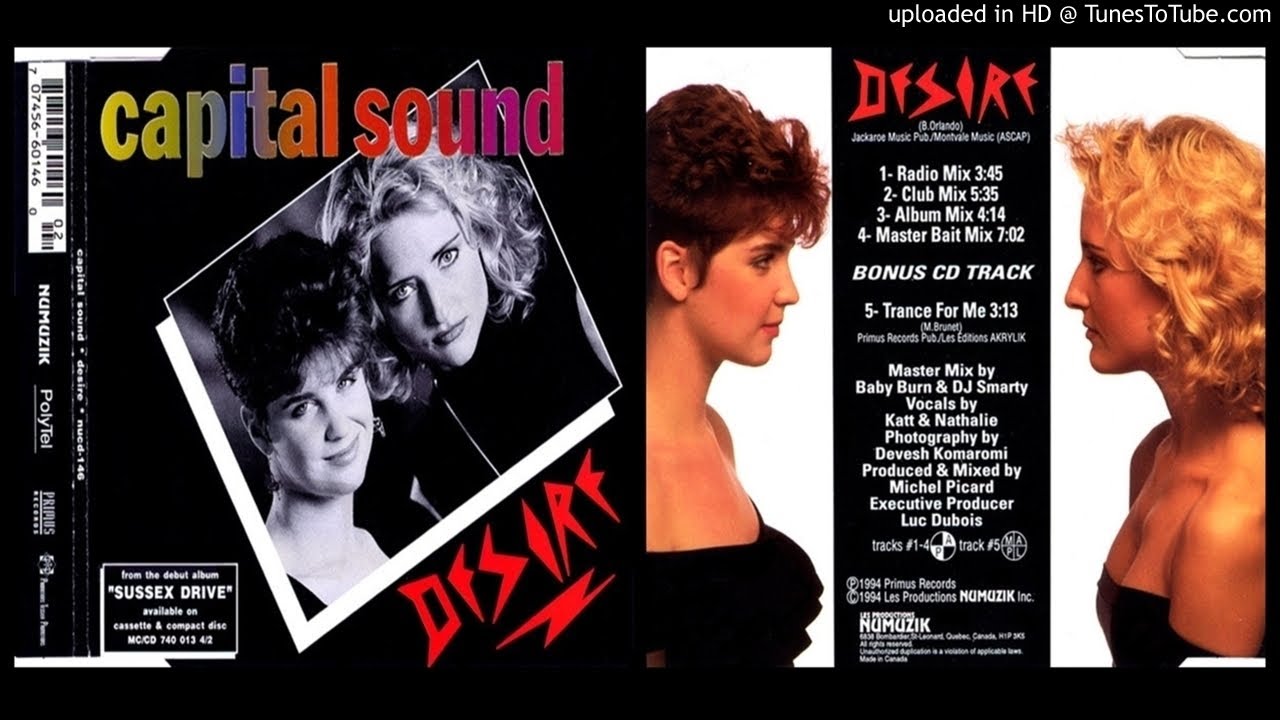 Capital Sound – Desire (Club Mix – 1994) - YouTube