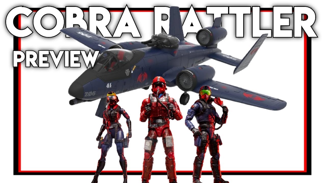 HASBRO PULSE G.I. Joe Classified Series COBRA RATTLER GROUND ATTACK JET ...