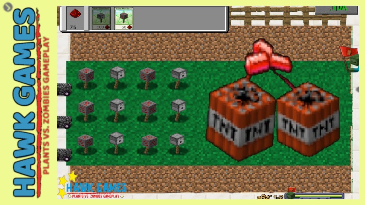 🌳 Plants vs Zombies Mod Minecraft Day 2 [Cherry Bomb] - YouTube