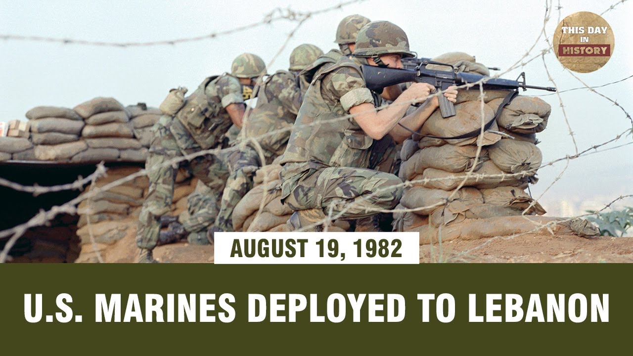 U.S. Marines deployed to Lebanon August 20, 1982 - YouTube