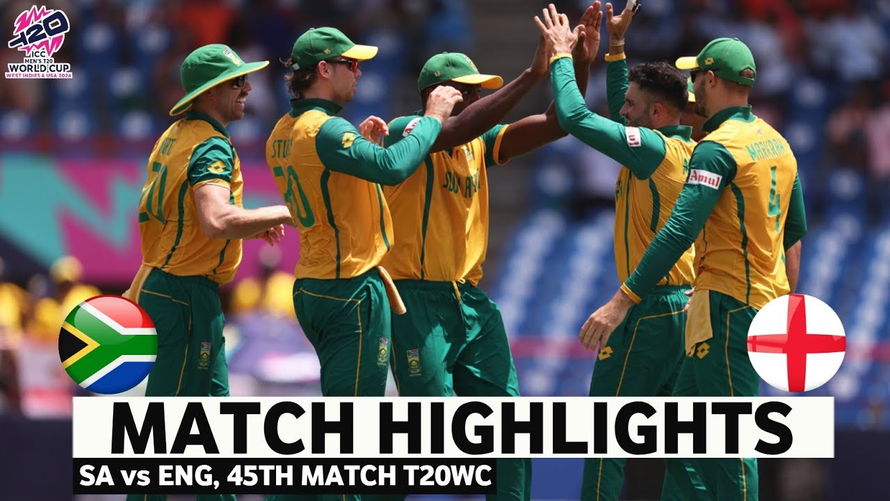 South Africa vs England T20 World Cup Match Highlights | T20 World Cup ...