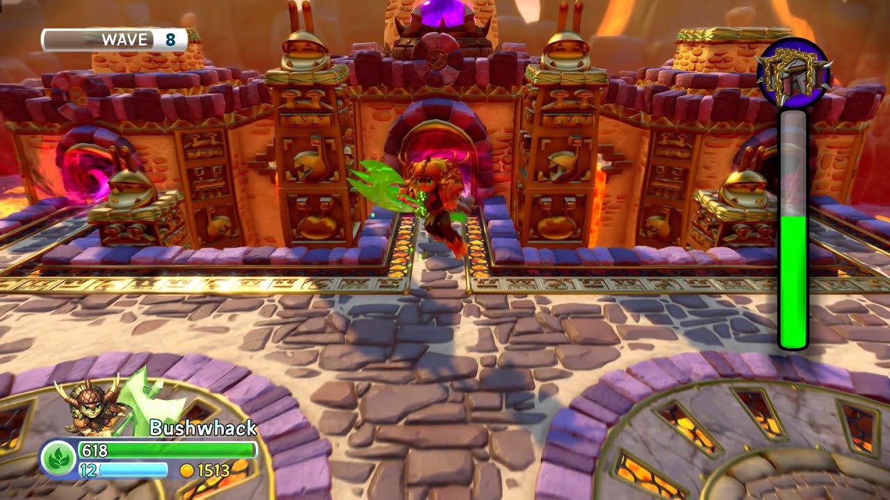 Skylanders Trap Team - Bushwhack - Path Guide - Axe Avenger - YouTube