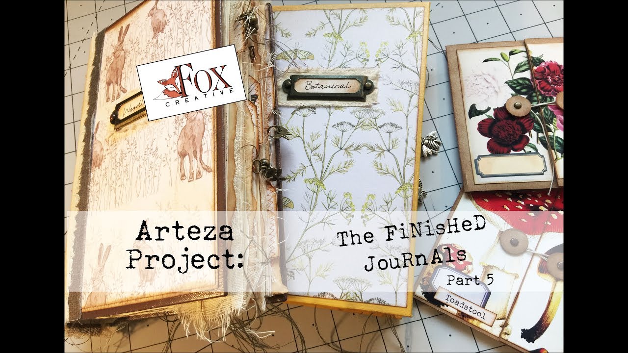 Arteza Project: The Finished Journals - YouTube