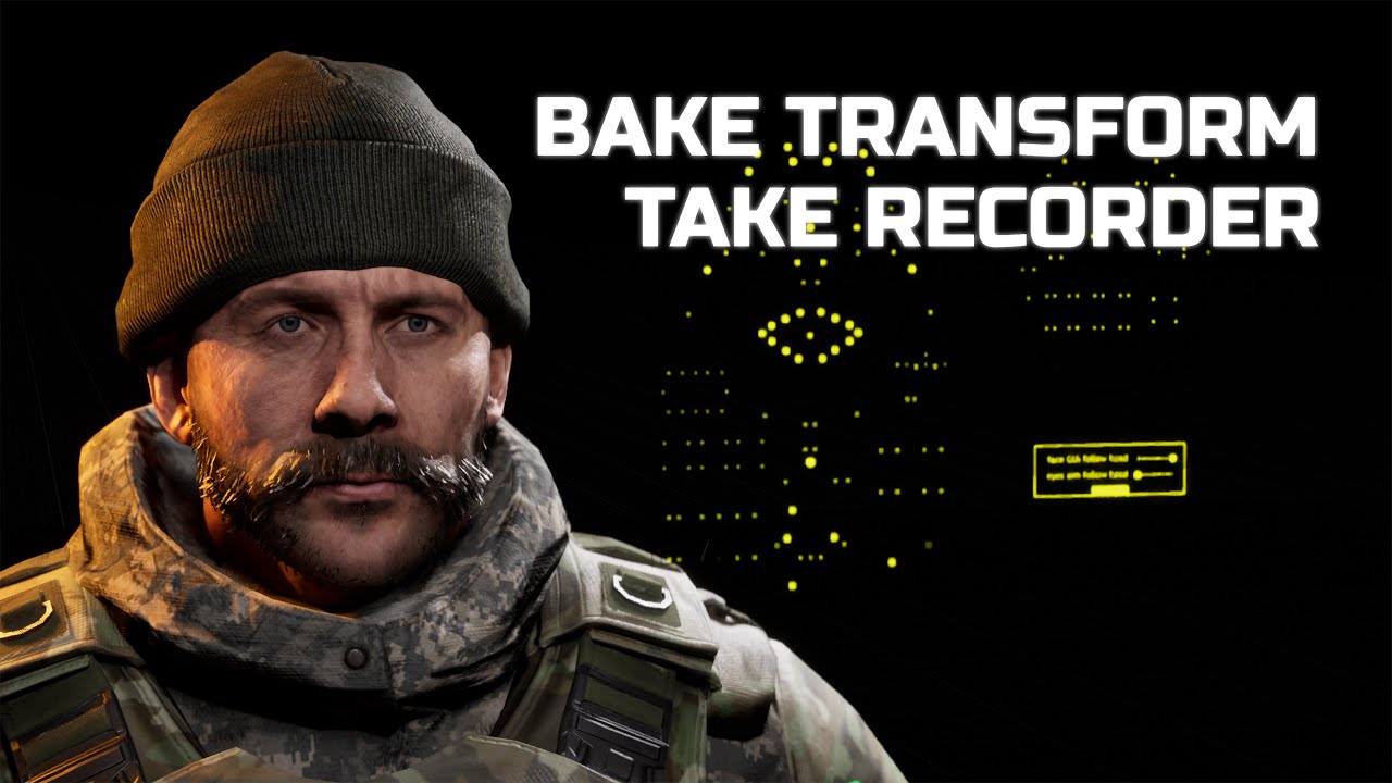 Unreal 5 Bake Transform, Take Recorder - YouTube