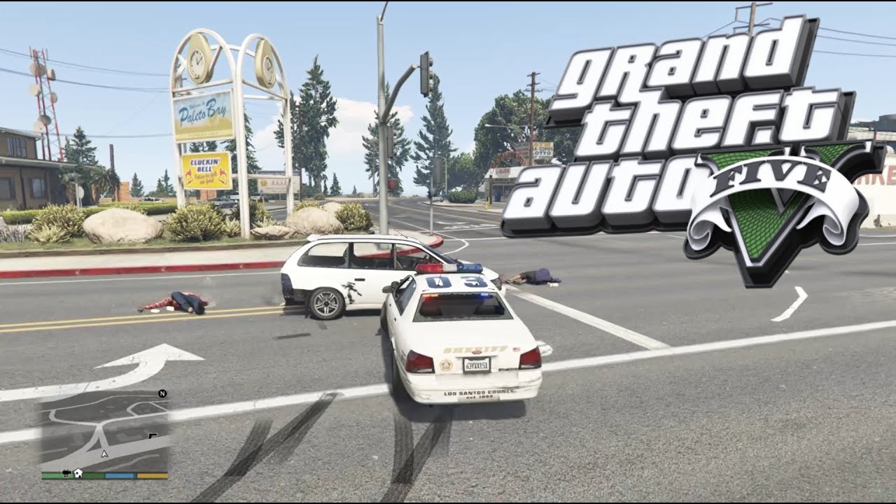 GTA 5 Police Pursuit Driving Police car Ultimate Simulator crazy chase ...