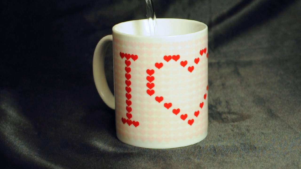 Magic Mug with I Love You ~ Best Gift For Coming Christmas - YouTube