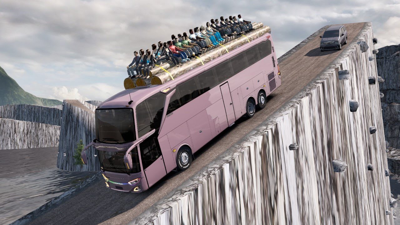 nameless bus carries excess passengers across the world's most ...