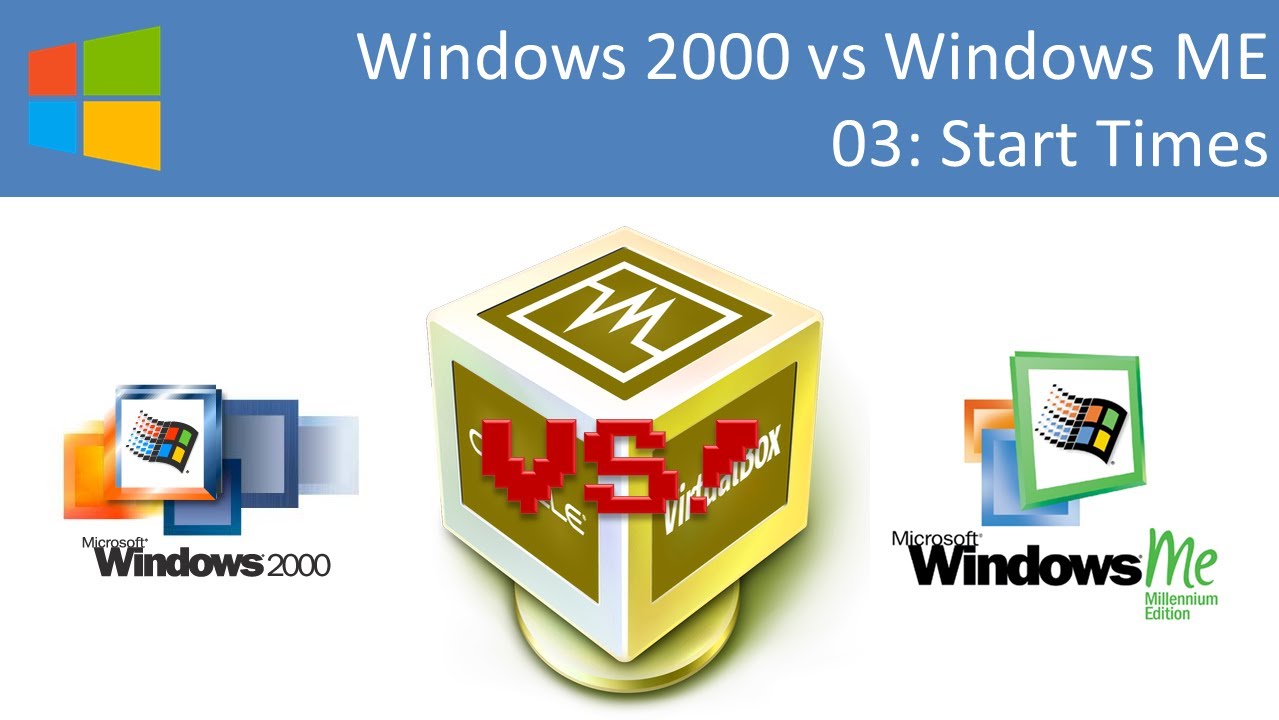 Windows 2000 vs Windows ME: Boot Times - YouTube