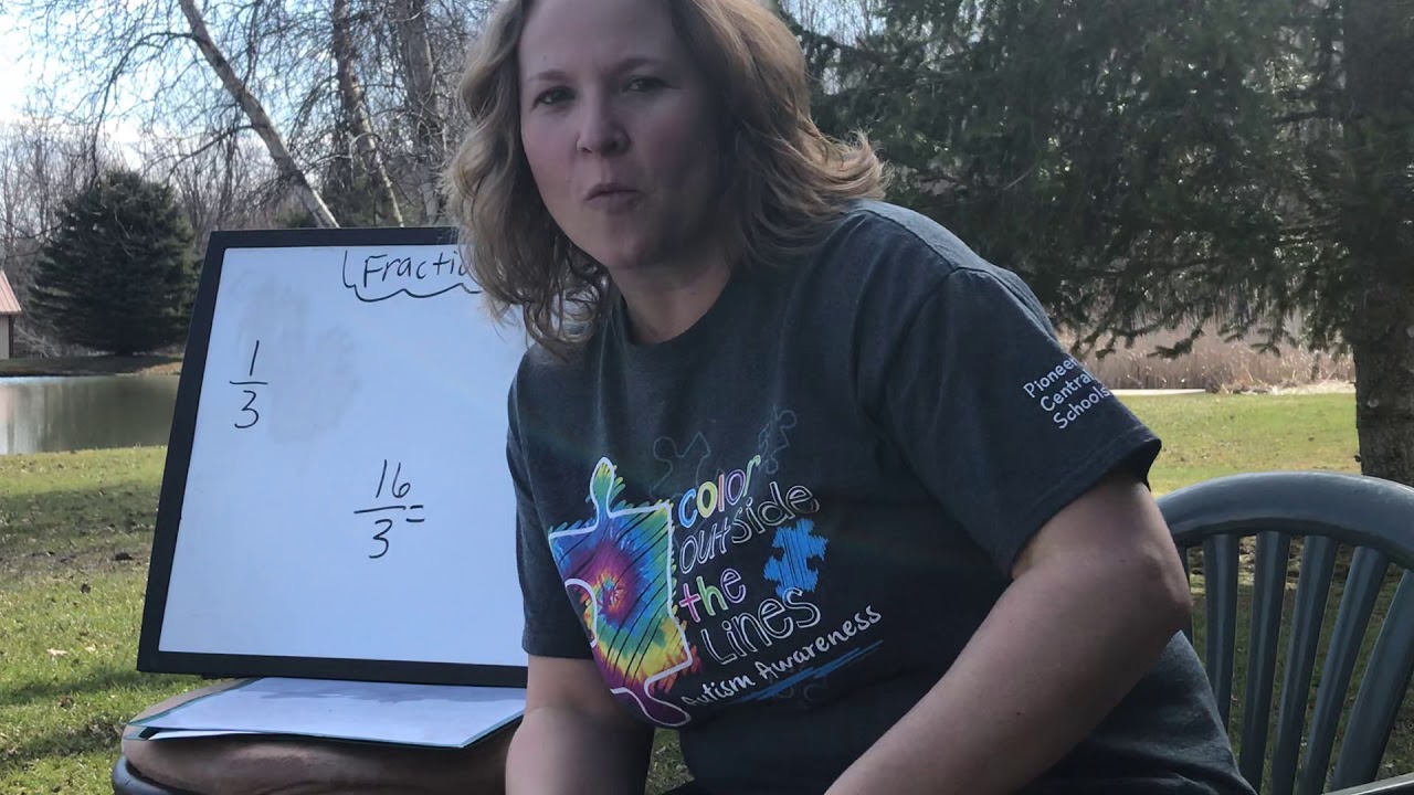 Math fraction review for week of 3/30-4/3 - YouTube