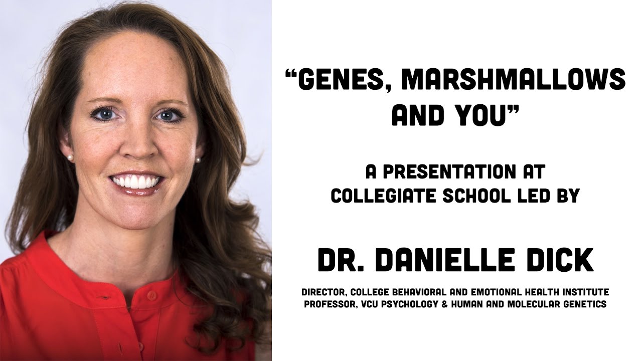 Dr. Danielle Dick Presents at Collegiate School - YouTube