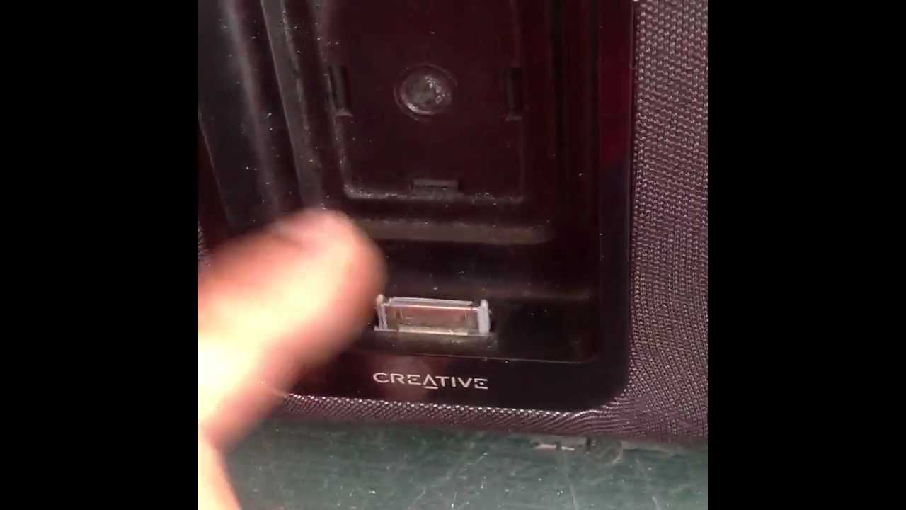 Creative iPod / iPhone / mp3 / speaker a d dock review - YouTube