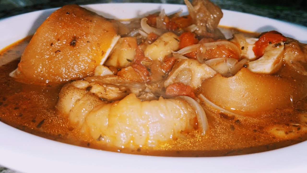 Slow Boiled Cow Hooves/Feet/Heels A Great Source of Nutrients.@Emz ...