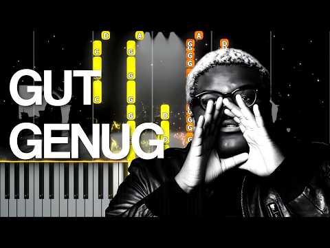 KITSCHKRIEG feat. BLUMENGARTEN & SHIRIN DAVID - GUT GENUG | Piano Tutorial with Lyrics
