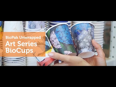 BioPak Unwrapped – Art Series BioCups - YouTube