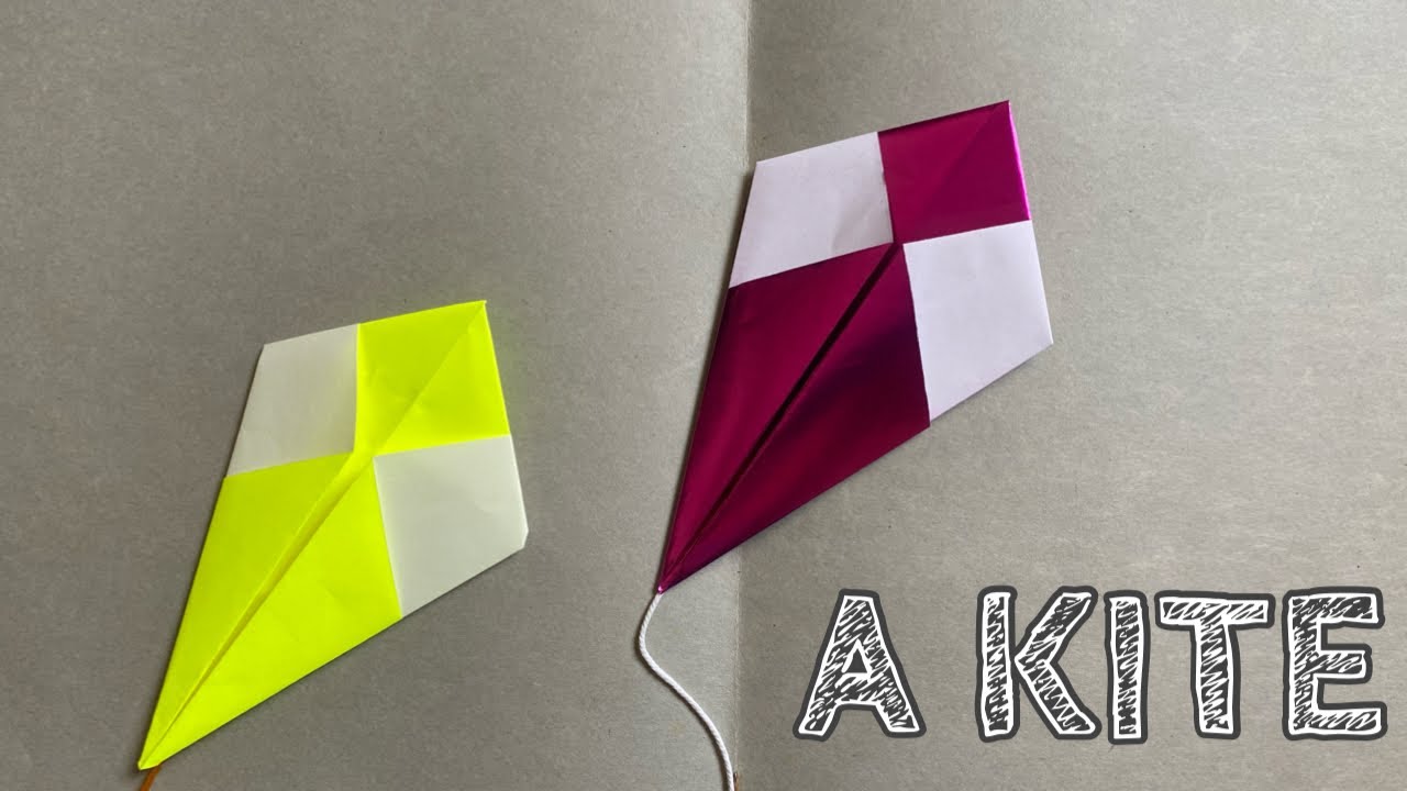 Origami Kite | Making kite out of paper #paperkitemaking | Makar ...