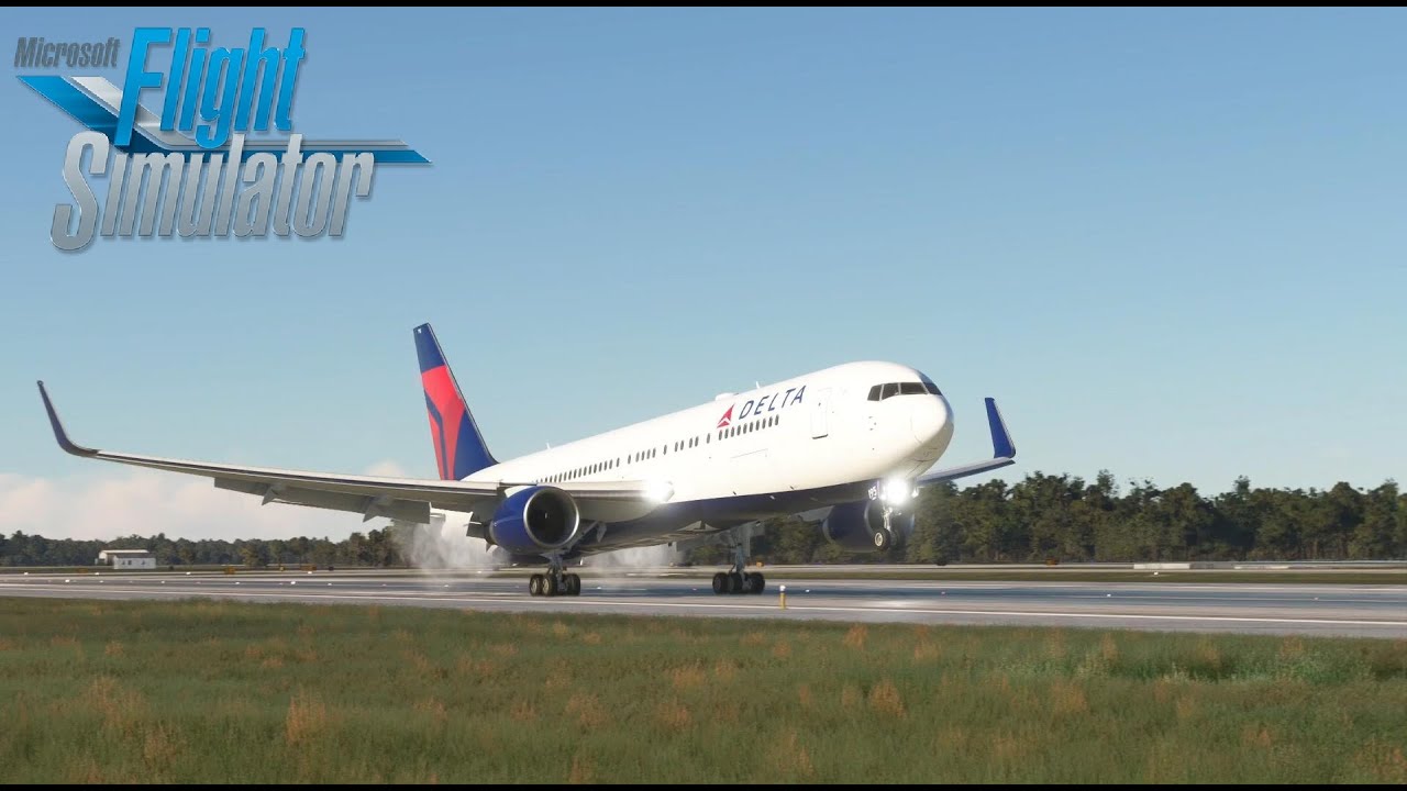 Microsoft Flight Simulator - Delta 767-300 from Atlanta to Orlando ...