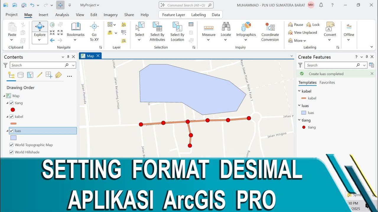 Setting Desimal Aplikasi ArcGIS Pro || Titik & Koma | Digit Angka ...