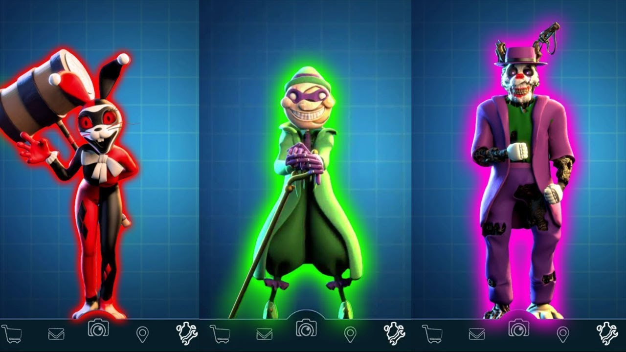 FNAF AR Security Breach Villains Animatronics Workshop Animations ...