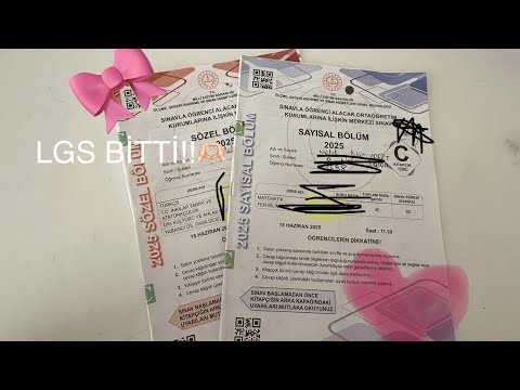 2025 LGS Hakkındaki düşüncelerim + Yanlış Sayım🫶🏻🎀