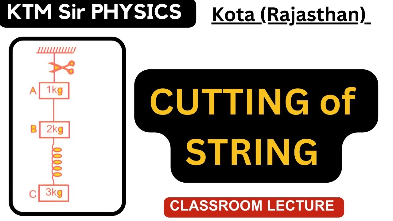 Cutting Of String | NLM | KTM Sir PHYSICS #kota - YouTube