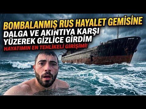 Bombalanmış Rus hayalet gemisine gizlice girdim!