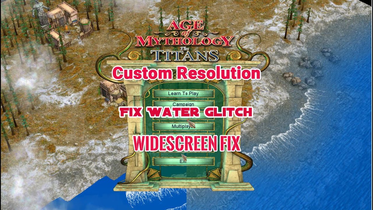 Age of Mythology: The Titans Fix Graphics Full-screen Resolution and ...