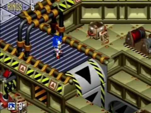Sonic 3D Blast Saturn version - Part 10 (Panic Puppet) - YouTube