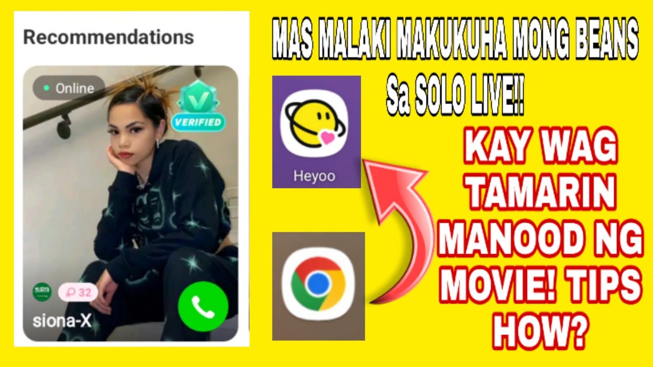 Solo live/ Tips PARA DI TAMARIN/ heyoo app/NEW user/Tips step by step ...