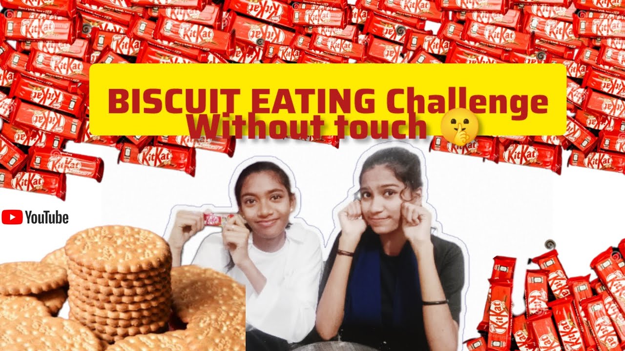 BISCUIT EATING CHALLENGE | with out any touch WHO won the first⁉️ # ...