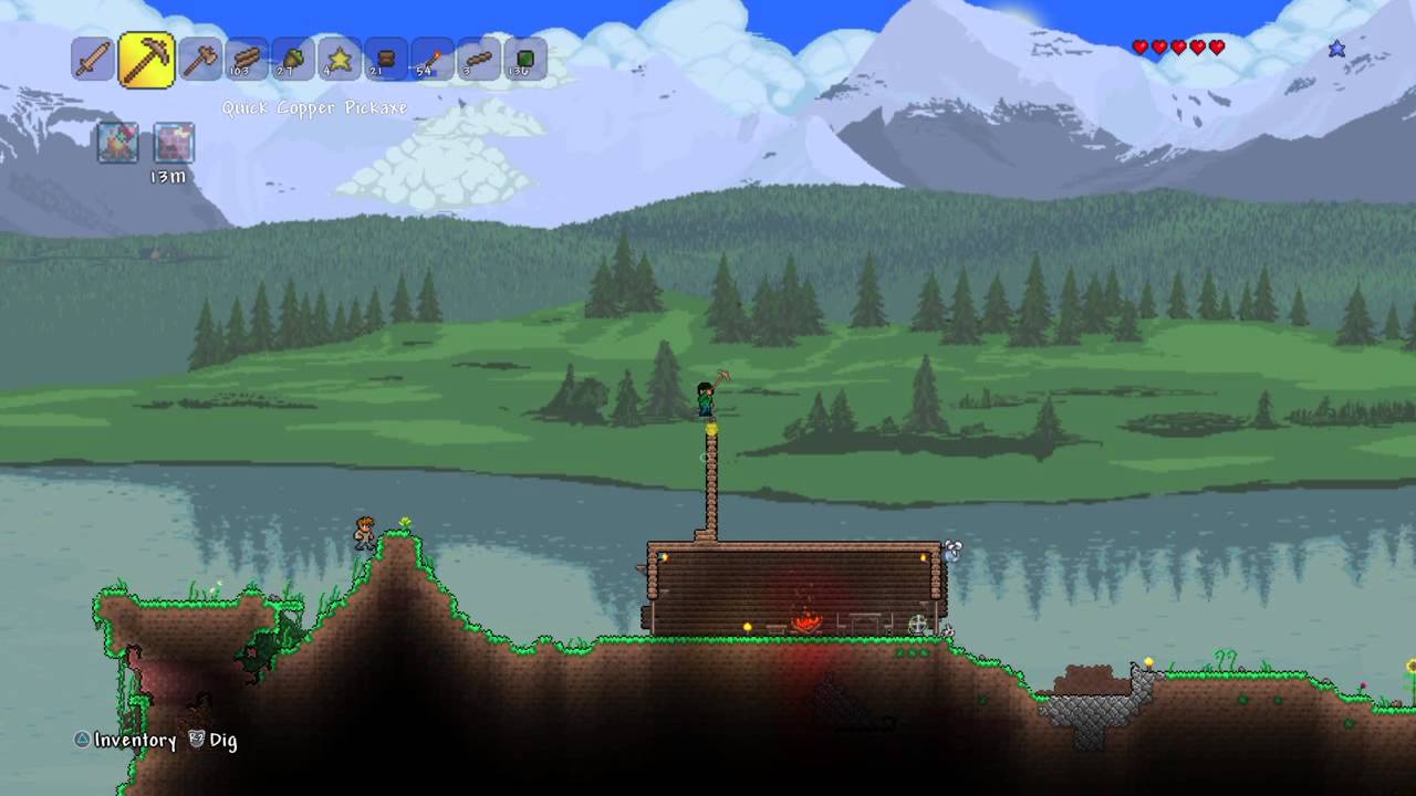 Terraria Lets Play (3): Ice Slimes - YouTube